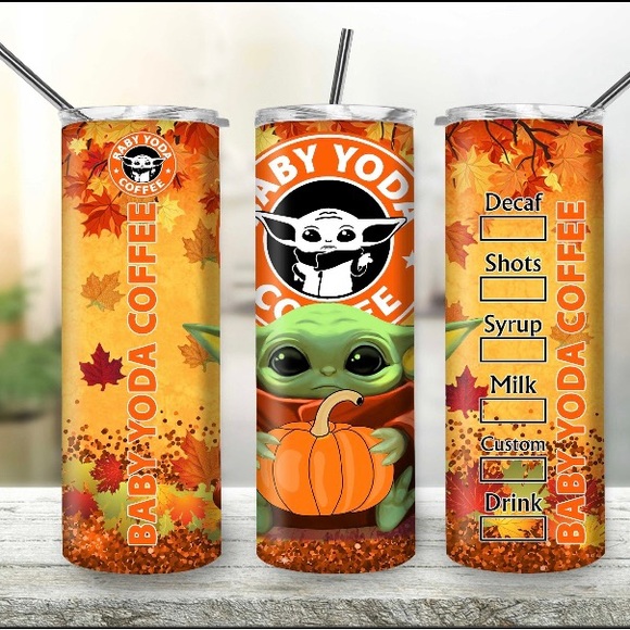 Hand Crafted | Dining | New 2oz Baby Yoda Fall Starbucks Tumbler | Poshmark